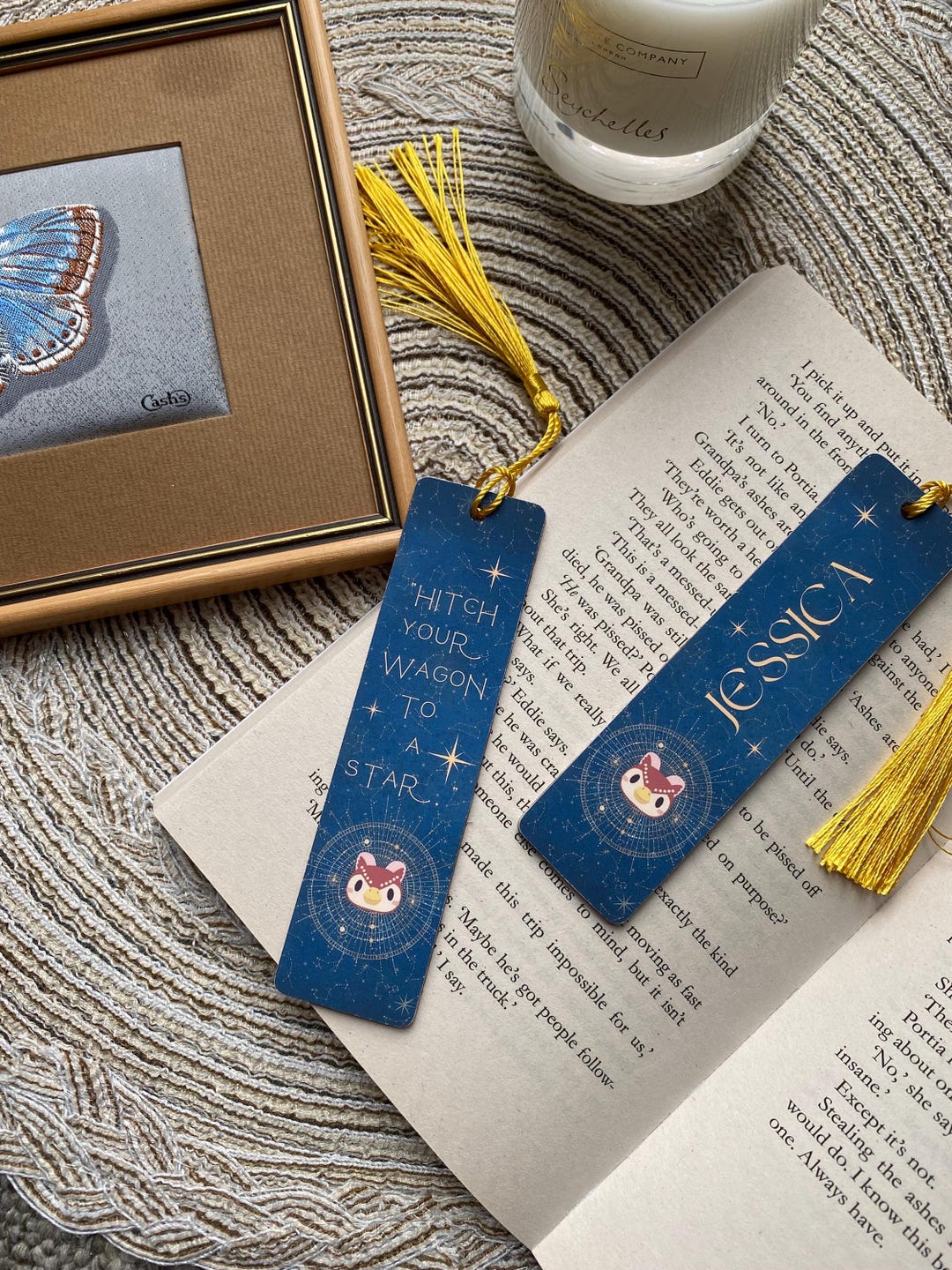 Animal Crossing Personalised Wooden Bookmarks - Celeste, Isabelle ...