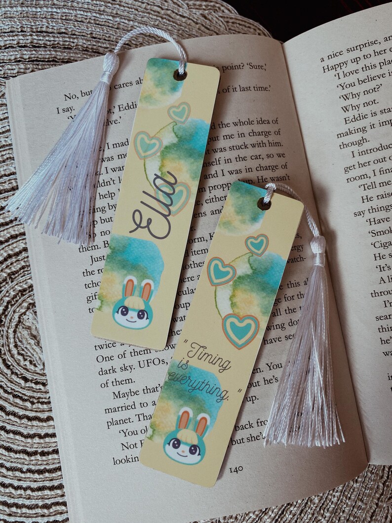 Animal Crossing Personalised Wooden Bookmarks - Celeste, Isabelle ...