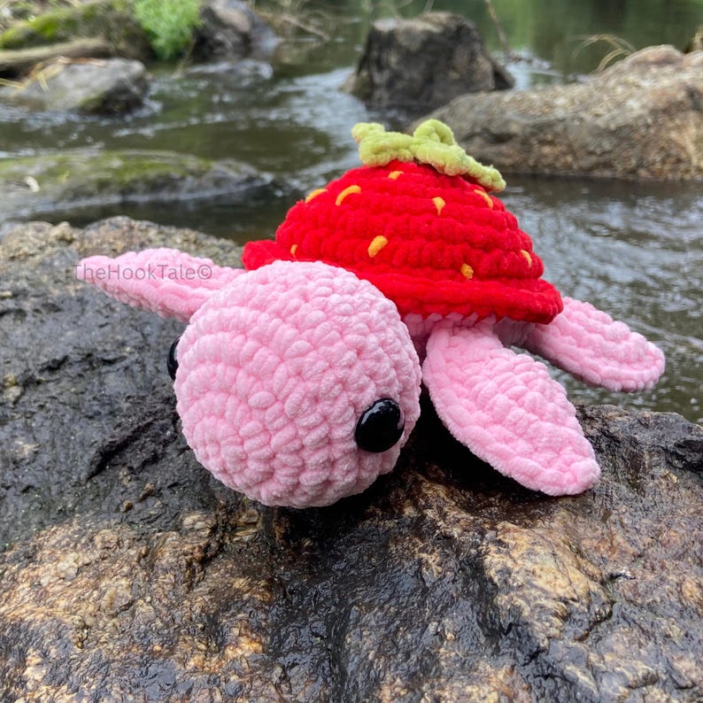 Strawberry Turtle Crochet Pattern, Crochet Patern Turtle, PDF Download ...
