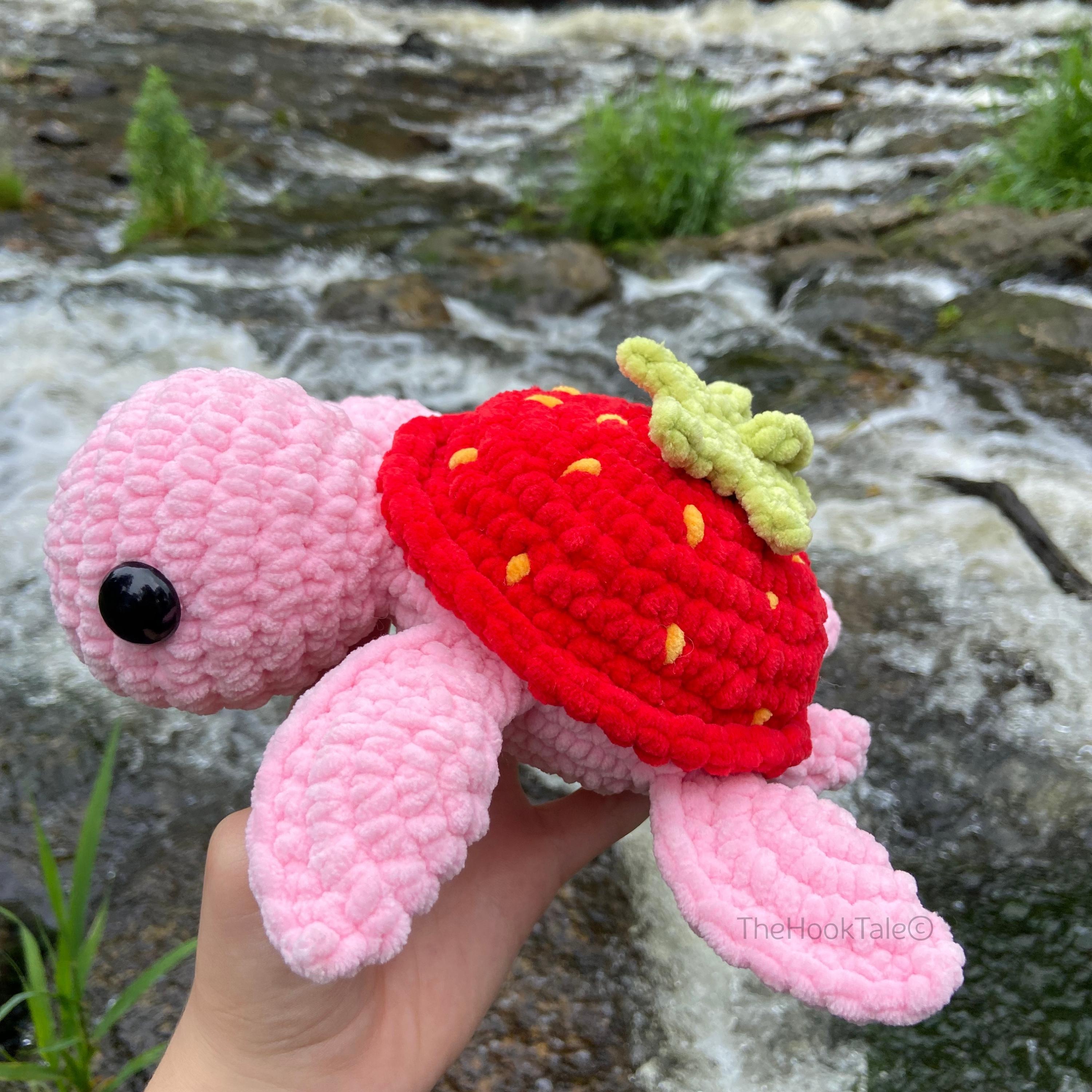 Strawberry Turtle Crochet Pattern, Crochet Patern Turtle, PDF Download ...
