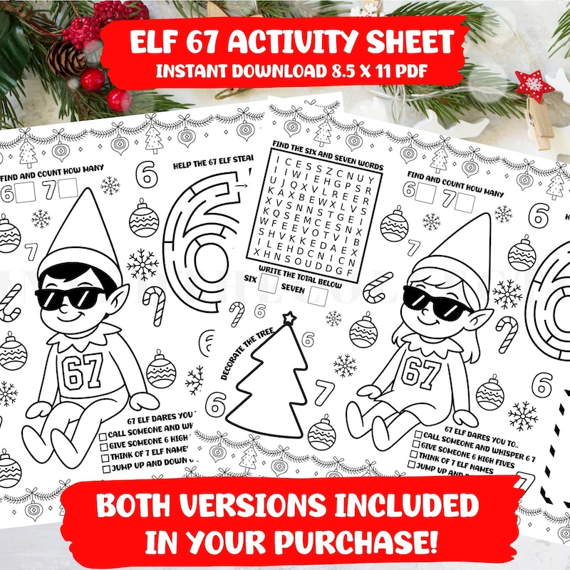 Girl Elfs Pdf - Etsy