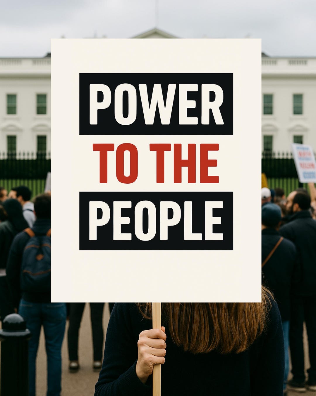 Power to the People Protest Poster | Political Activism Wall Art ...