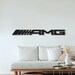 Mercedes AMG Metal Wall Art: Black Steel Car Logo, Garage Decor - Etsy