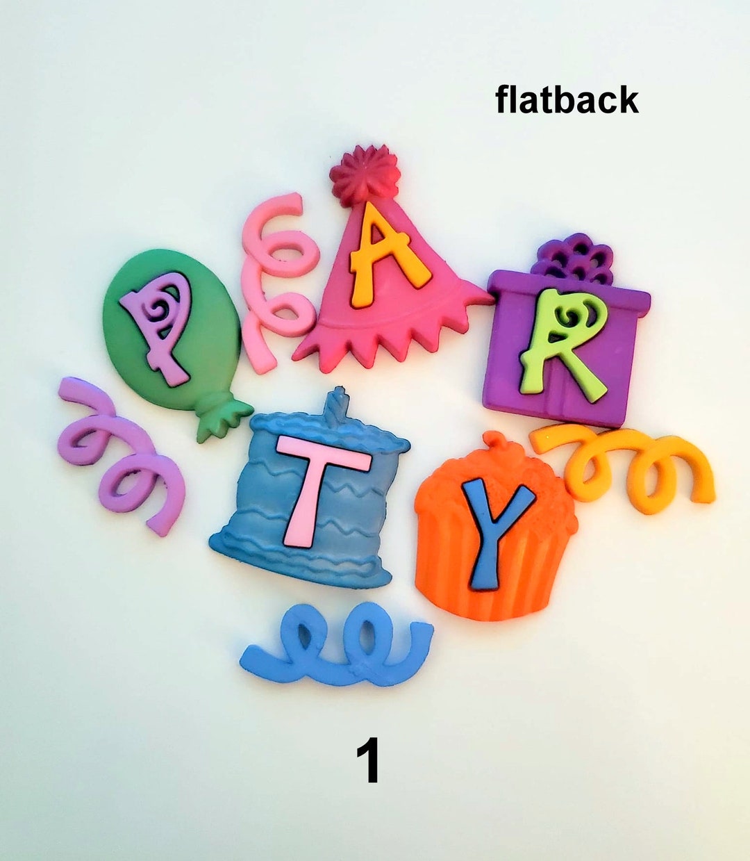 Party or Celebrate Theme Button/embellishment Pack by the Jesse James ...