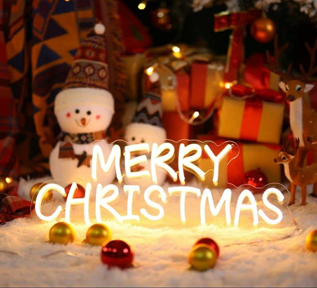 Personalized Christmas Neon Sign – Festive LED Decoration – Christmas ...