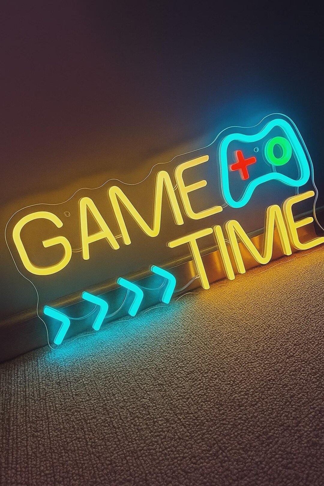 Custom Gaming Neon Sign - Custom LED Sign for Game Rooms - Gaming Room ...