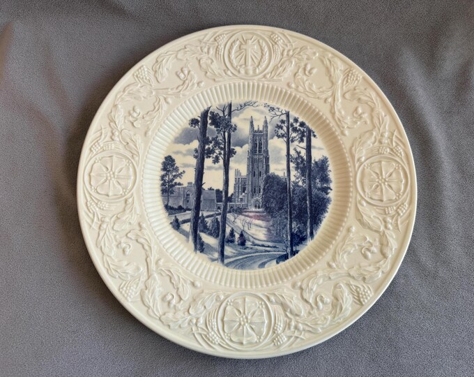 Vista of Chapel 1930, Duke University Plates 1937, 2nd Ed., Wedgwood ...