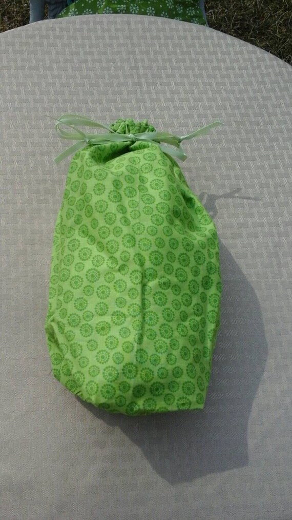 Sewing & Fiber Crochet Green circles project bag Craft Supplies & Tools ...