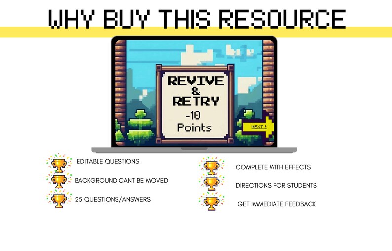 Editable True/false Quiz Game Template | Classroom Review Activity ...