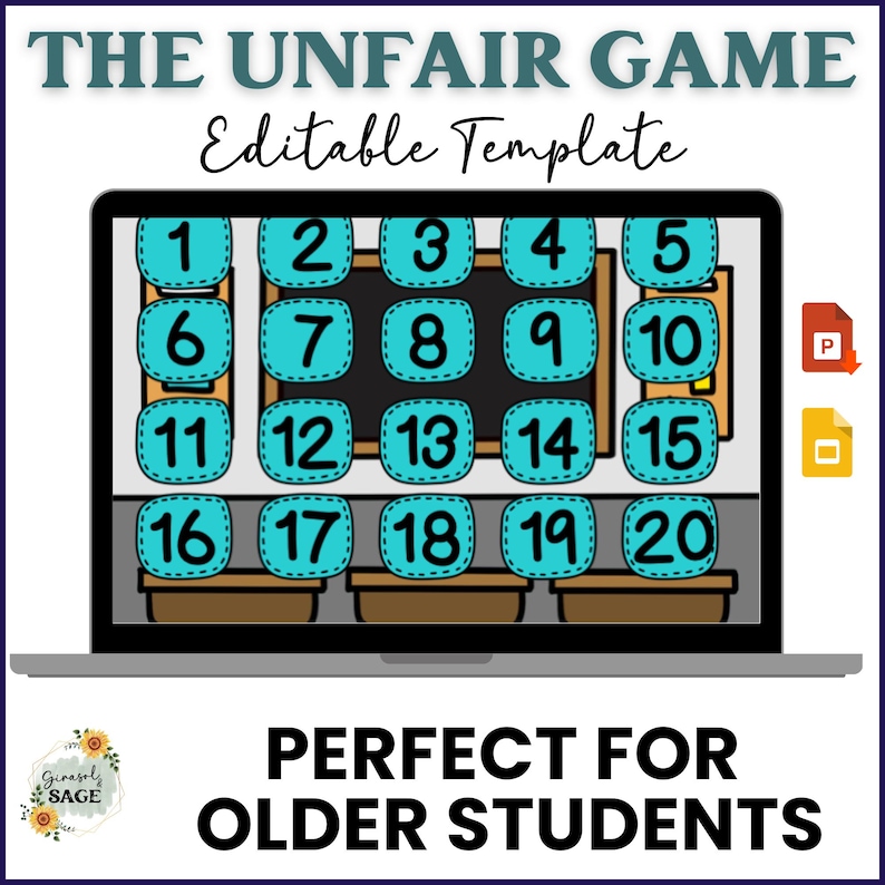 Editable Powerpoint Game Template, Unfair Game Trivia Review Activity ...