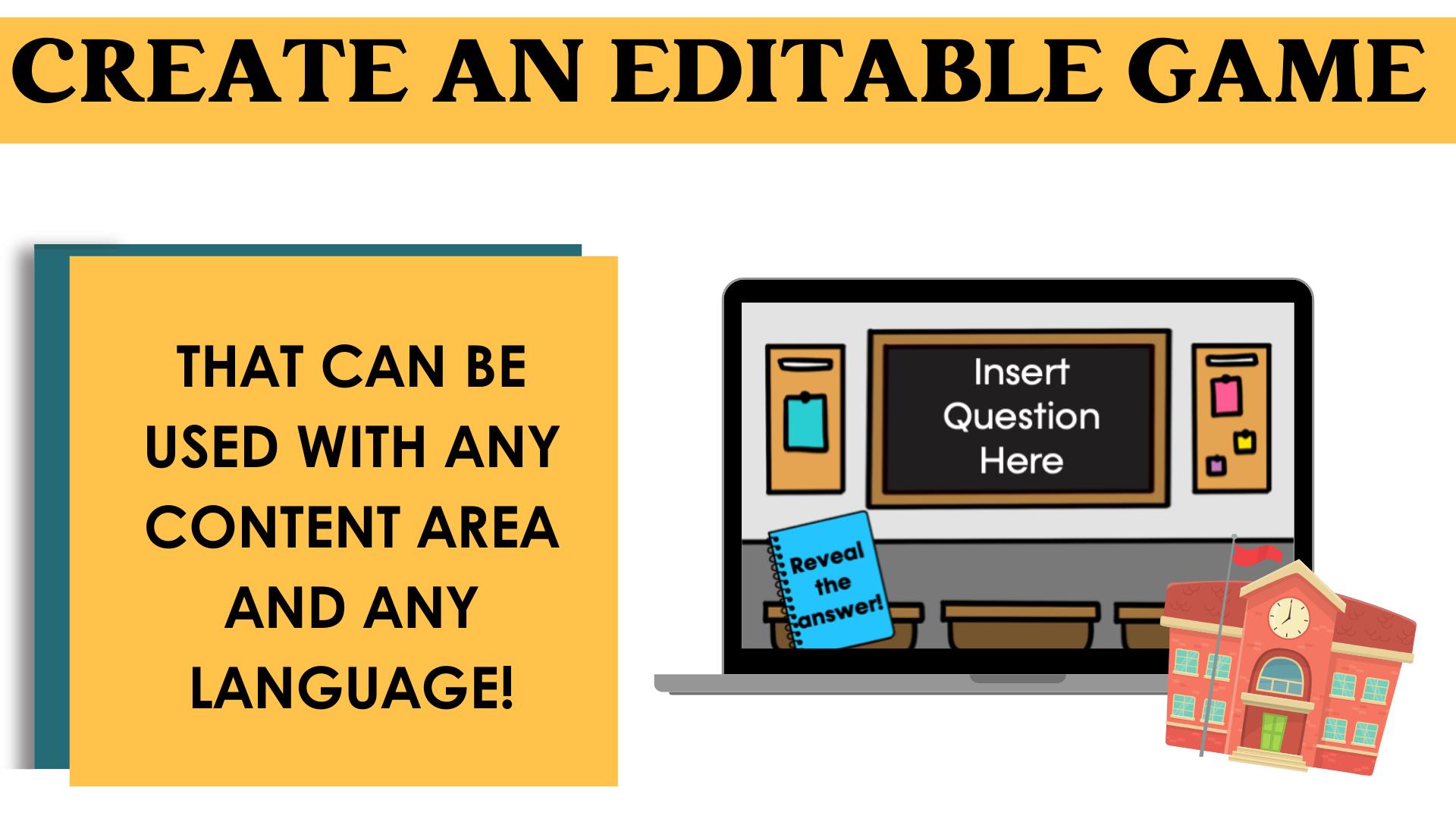 Editable Powerpoint Game Template, Unfair Game Trivia Review Activity ...