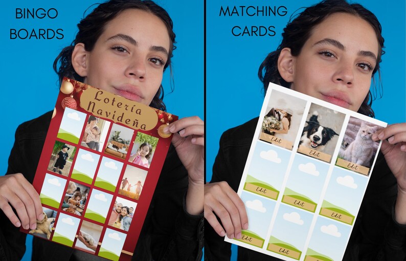Editable Lotería Game Template | Customizable Mexican Bingo (canva ...