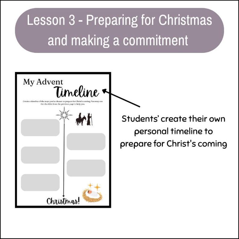Catholic Advent Lessons Workbook | No-prep Activities for Middle School ...