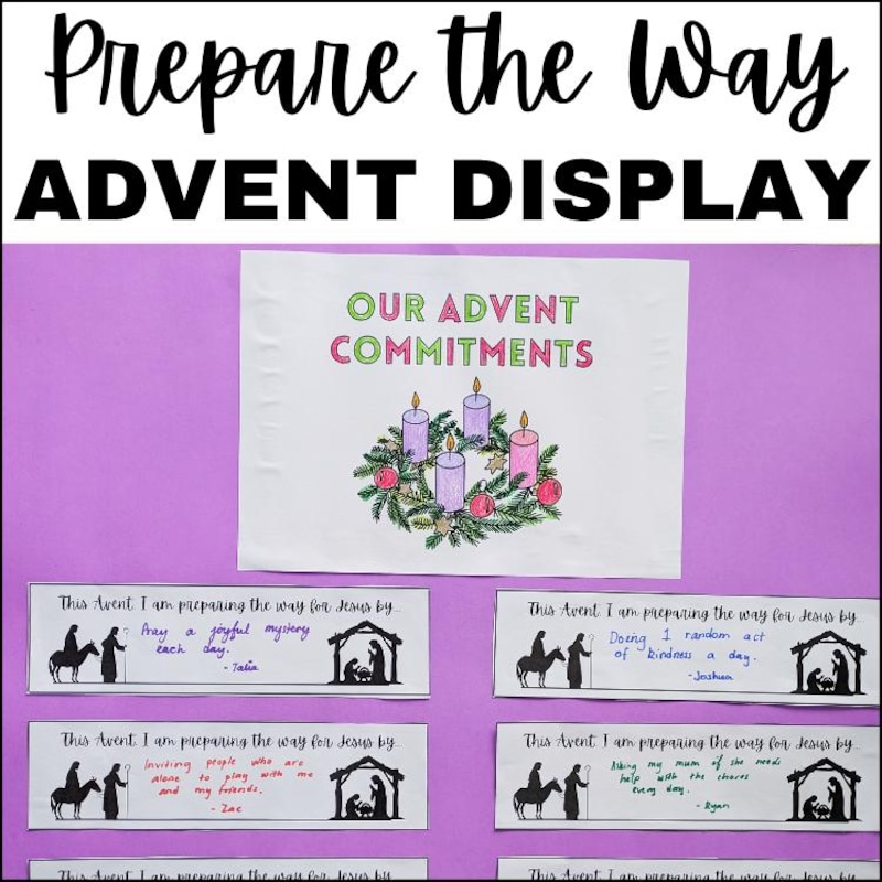 Advent Bulletin Board - Etsy