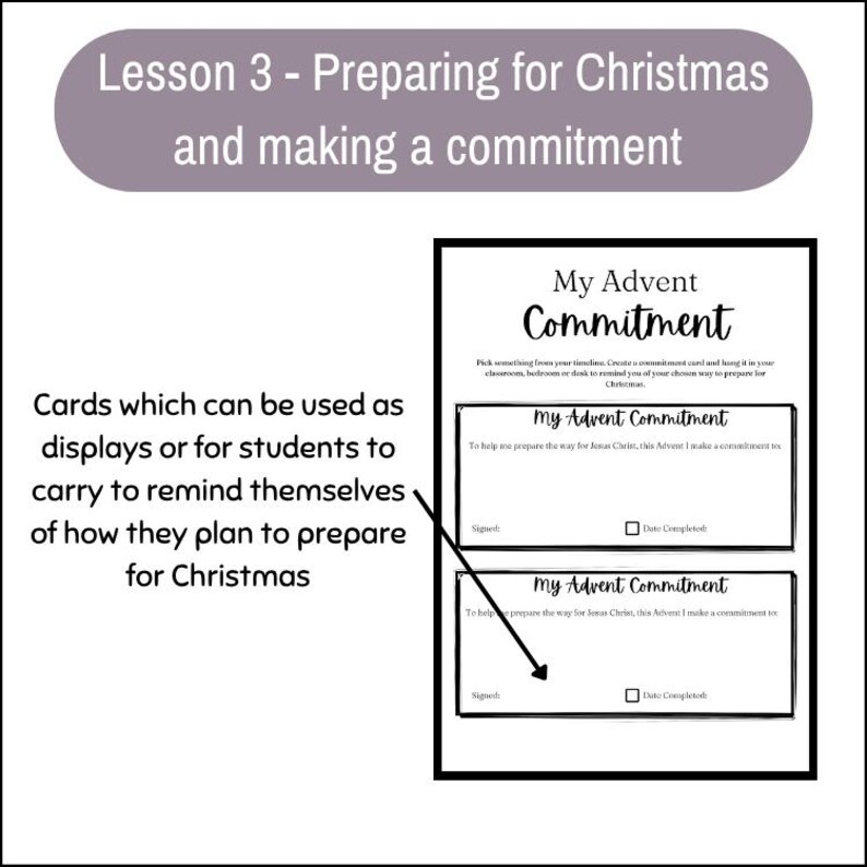Catholic Advent Lessons Workbook | No-prep Activities for Middle School ...