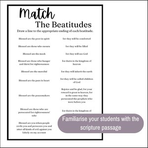 The Beatitudes Activities - Middle School Religion & Catholic ...