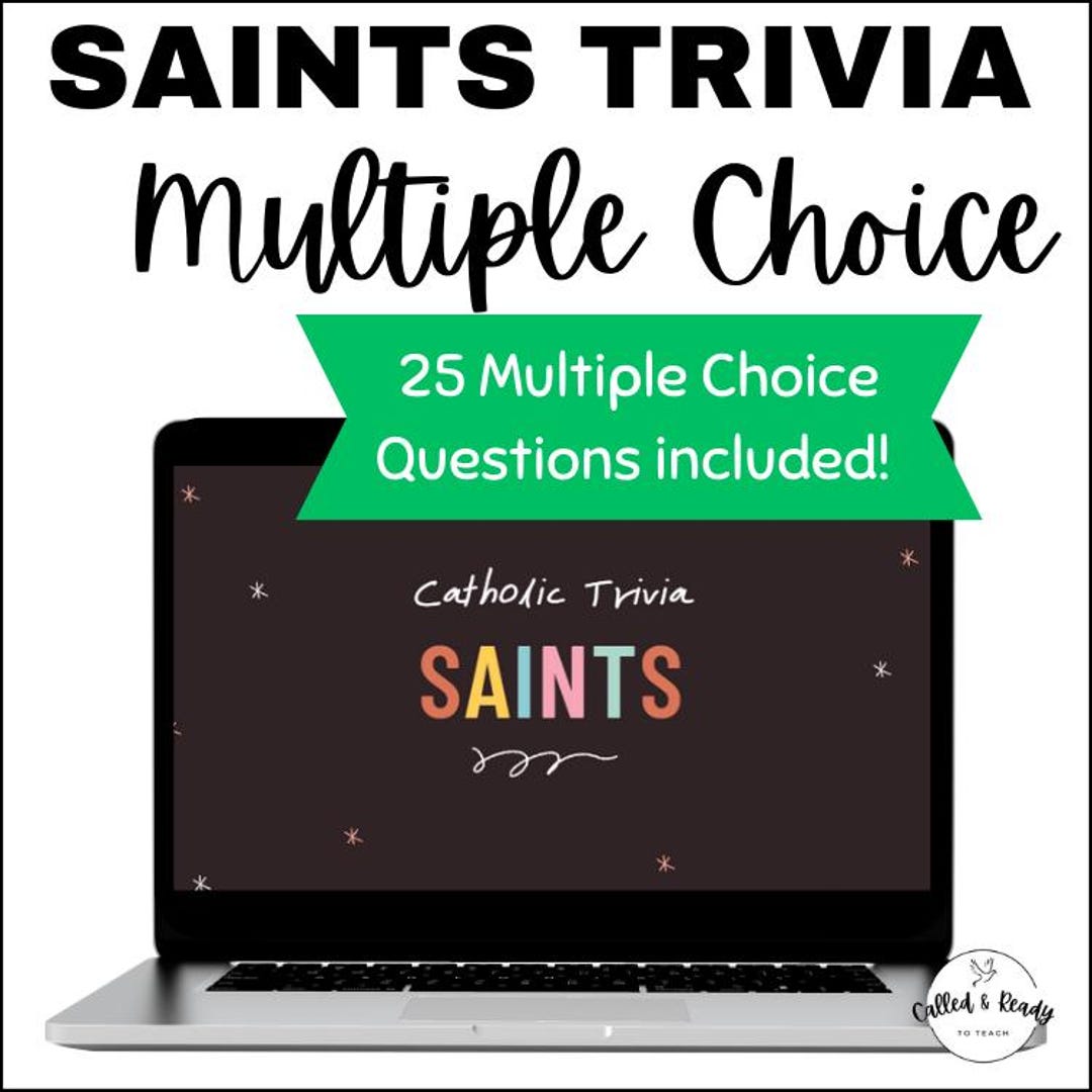 Catholic Saints Trivia Quiz | Middle School Religion & Confirmation ...