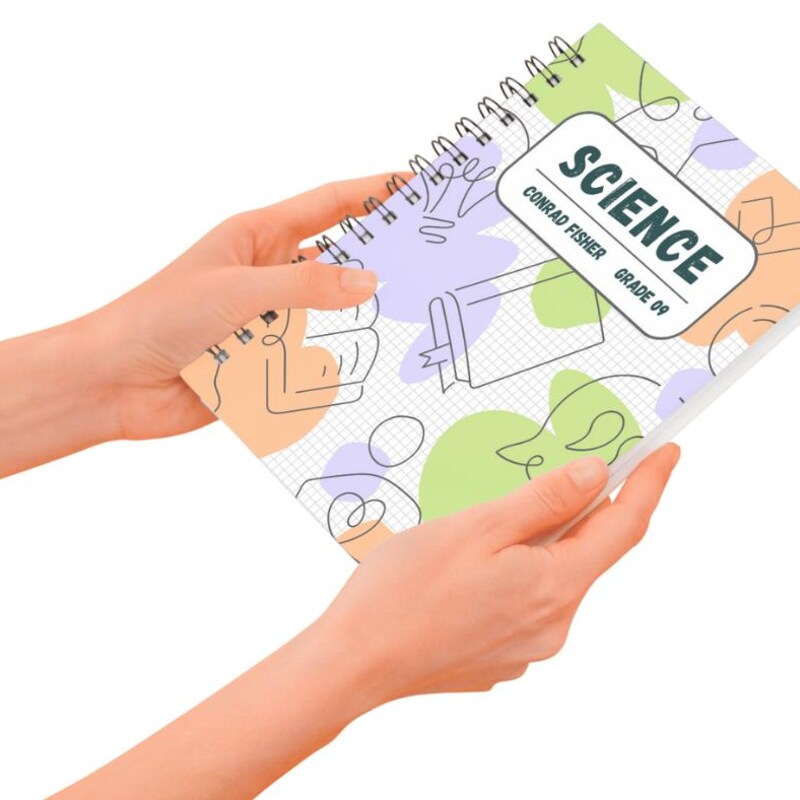 Science Notebook Cover - Etsy