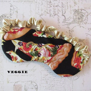 Pick Your Slice Pizza Sleep Mask // Cotton & Satin Eye Mask - Etsy