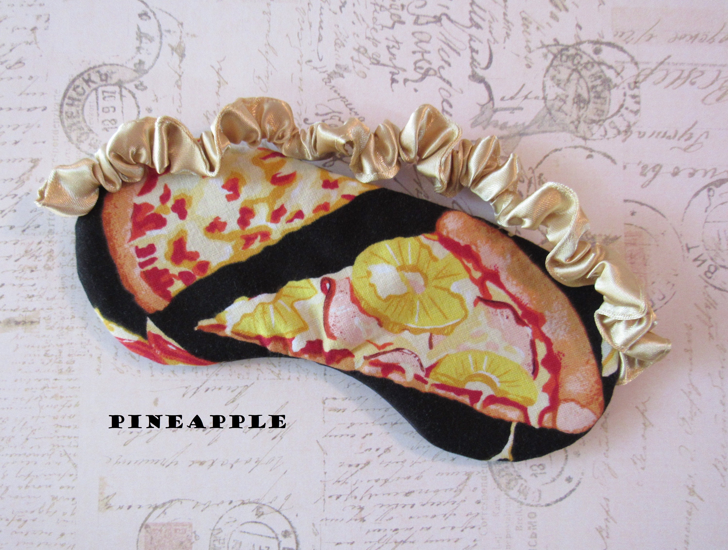 Pick Your Slice Pizza Sleep Mask // Cotton & Satin Eye Mask | Etsy