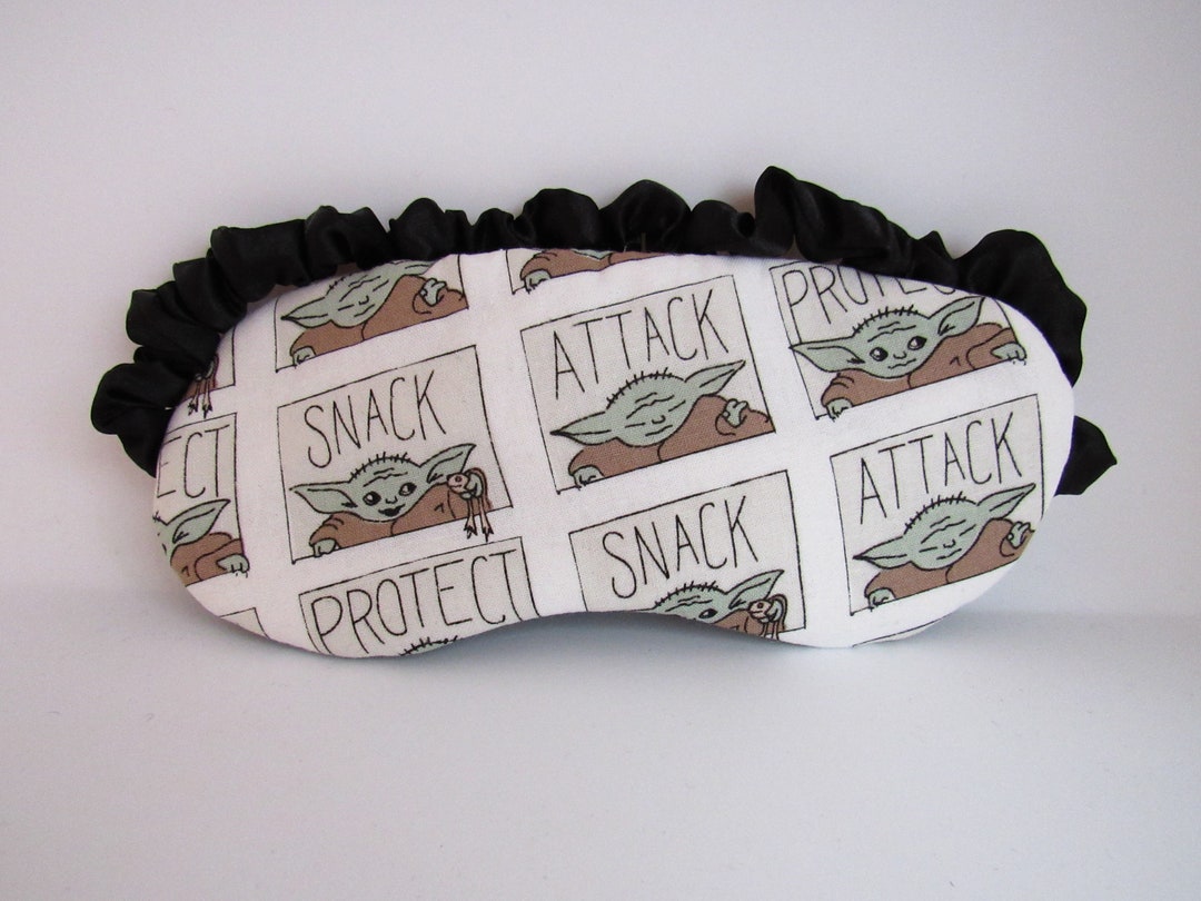 Grogu Sleep Mask in Cotton, Satin // the Child, Eye Mask - Etsy