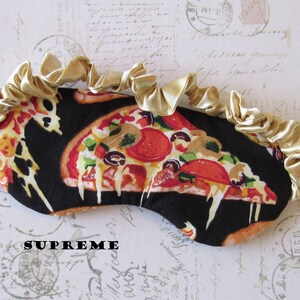 Pick Your Slice Pizza Sleep Mask // Cotton & Satin Eye Mask - Etsy