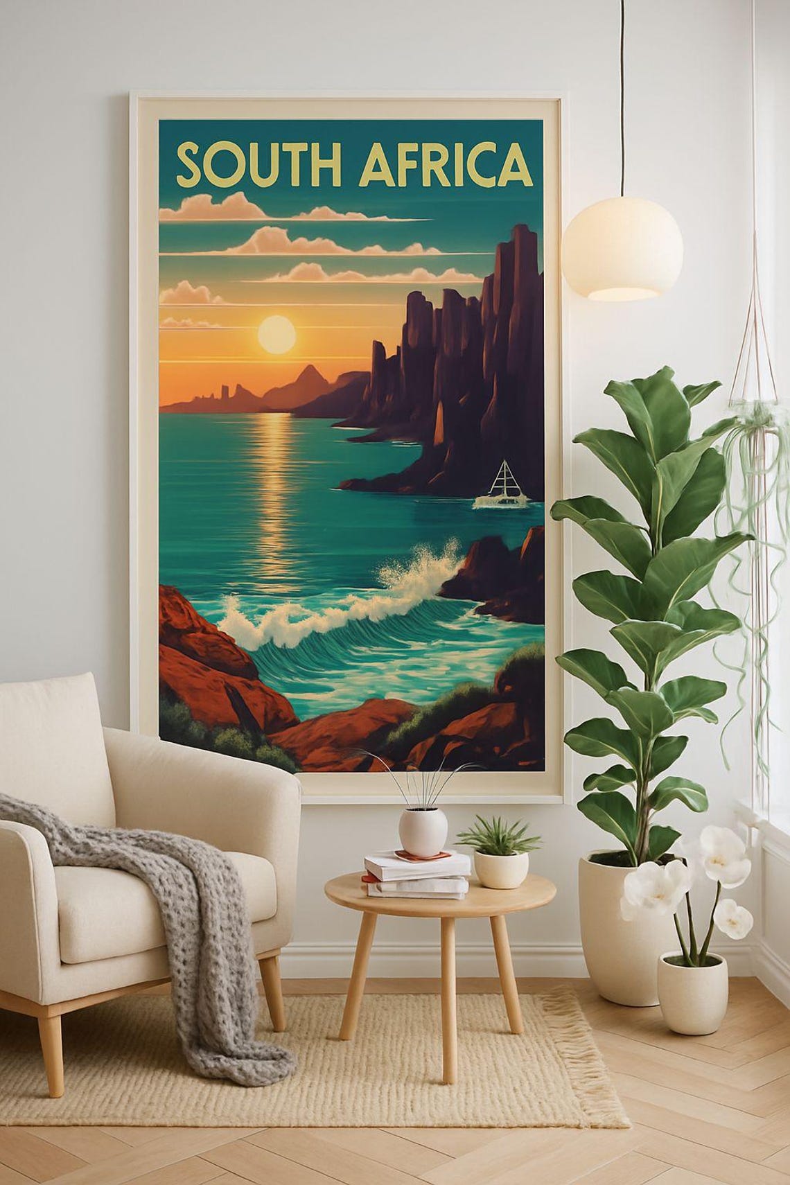 South Africa Travel Poster - Etsy