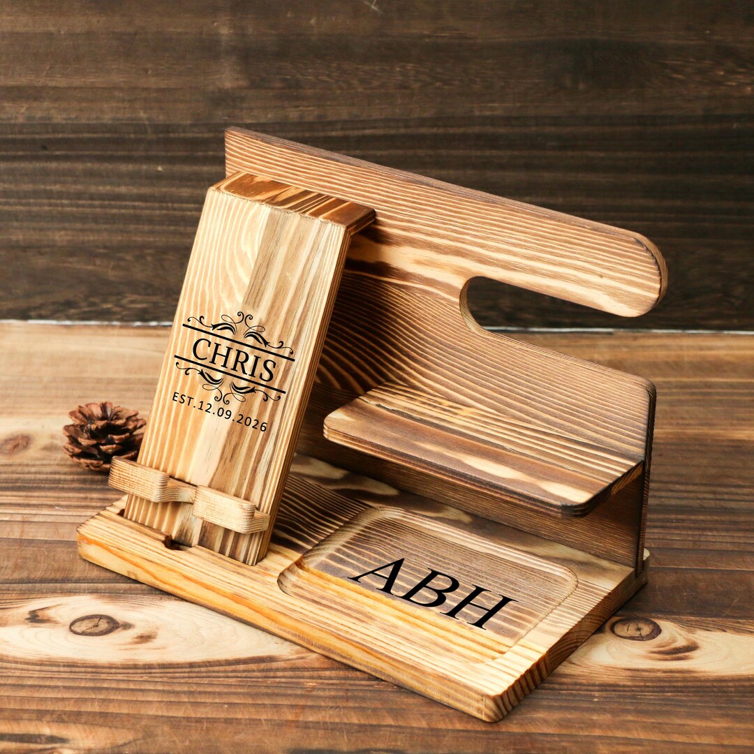 Personalized Docking Station Tech Accessory,phone Stand Charging ...