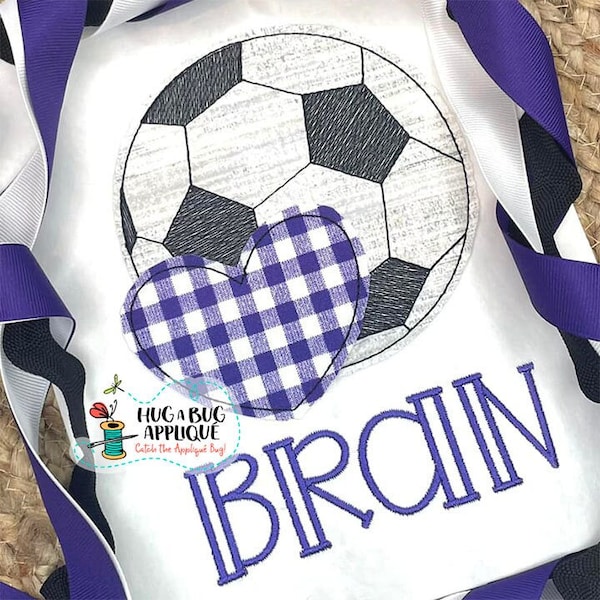 Soccer Applique - Etsy