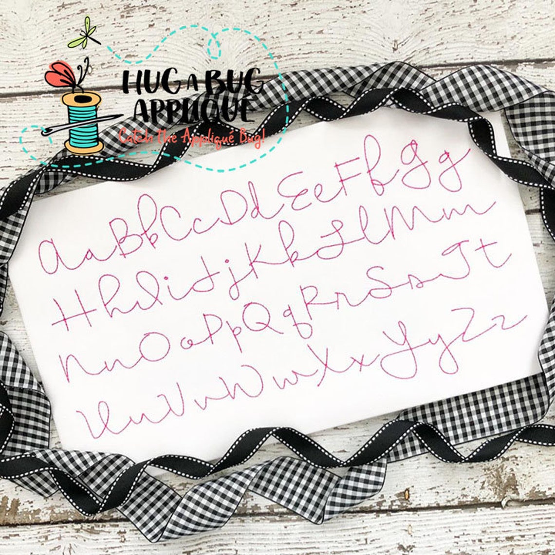 Meadowbrook Floss Stitch Embroidery Font 1", 1.5", 2", 2.5", 3", 3.5 ...