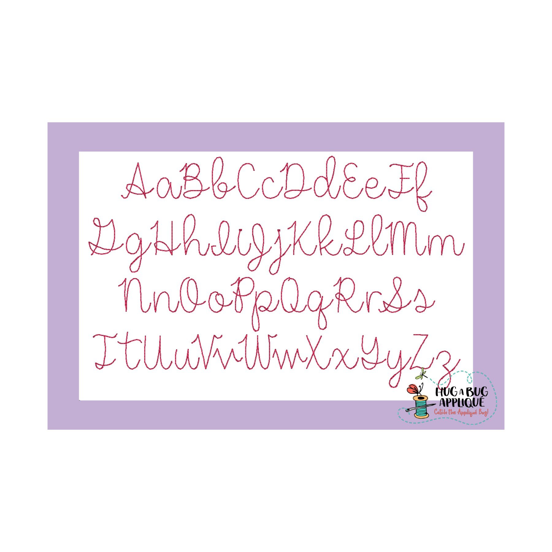 Dear Agatha Floss Stitch Embroidery Font 1 1.5 | Etsy