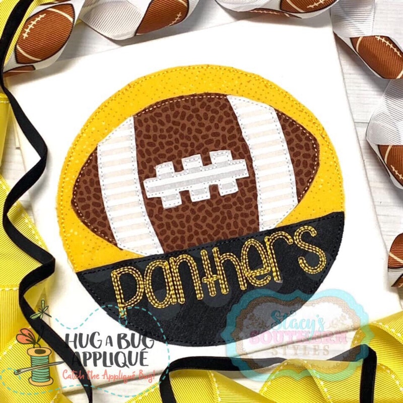 Football Applique - Etsy