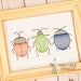 Bug Trio Sketch Stitch Embroidery Design 5x7 6x10 8x8 9x9 8x12 | Etsy