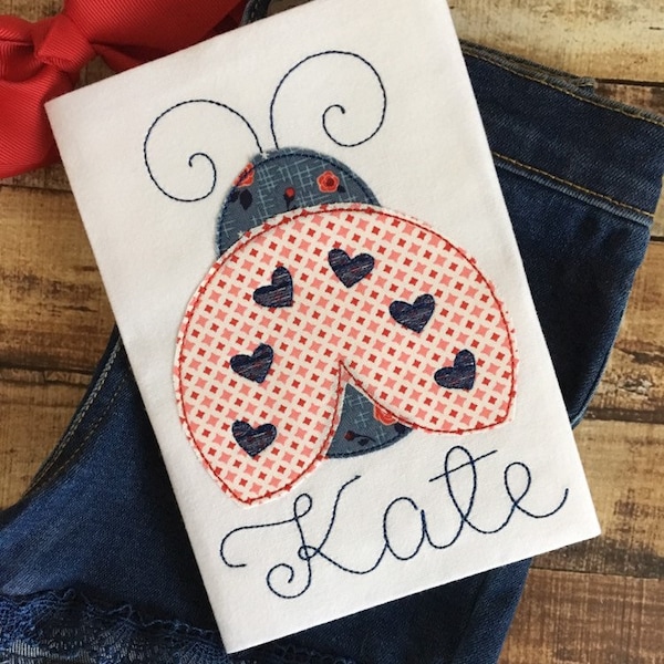 Ladybug Applique - Etsy