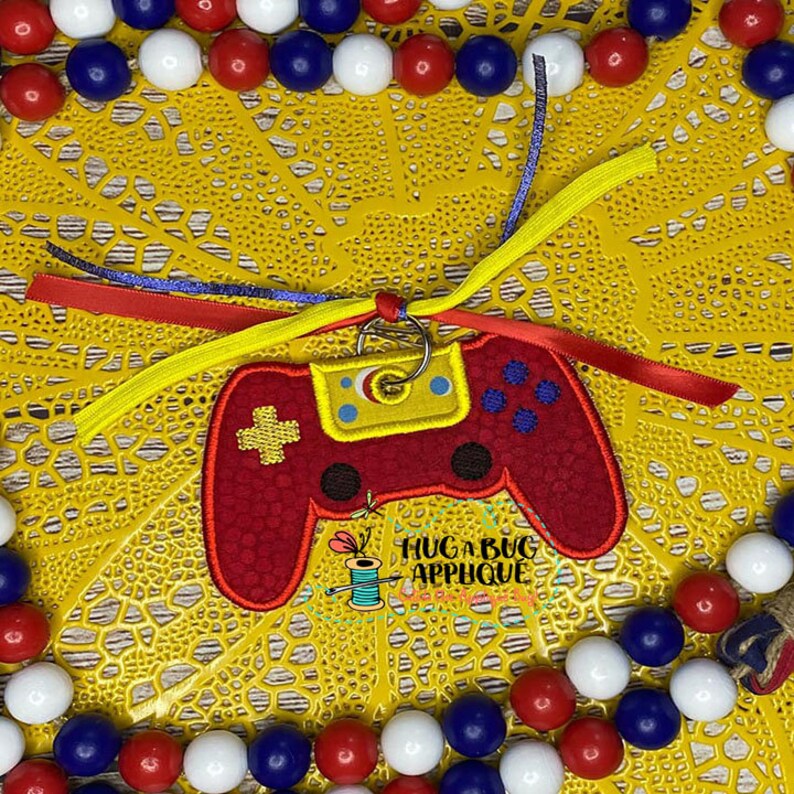 Game Controller Bag Tag in the Hoop Applique Design 4 - Etsy