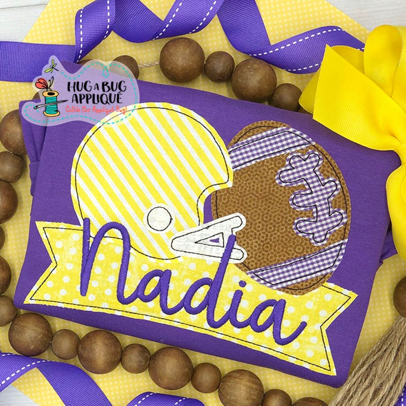 Football Applique - Etsy