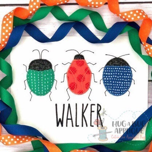 Bug Trio Sketch Stitch Embroidery Design 5x7 6x10 8x8 9x9 8x12 - Etsy