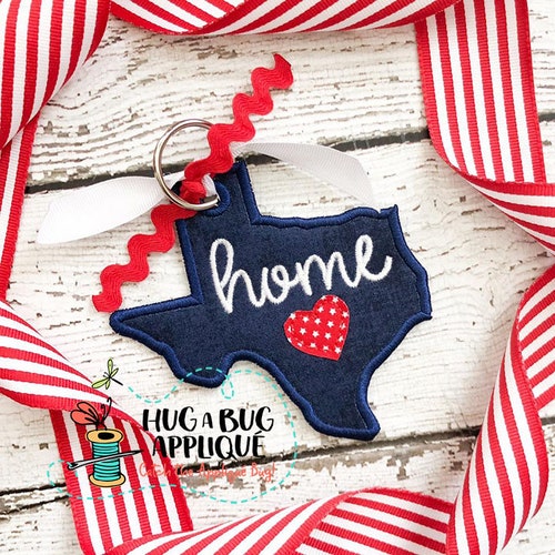 Basketball Bag Tag in the Hoop Applique Design 4 | Etsy