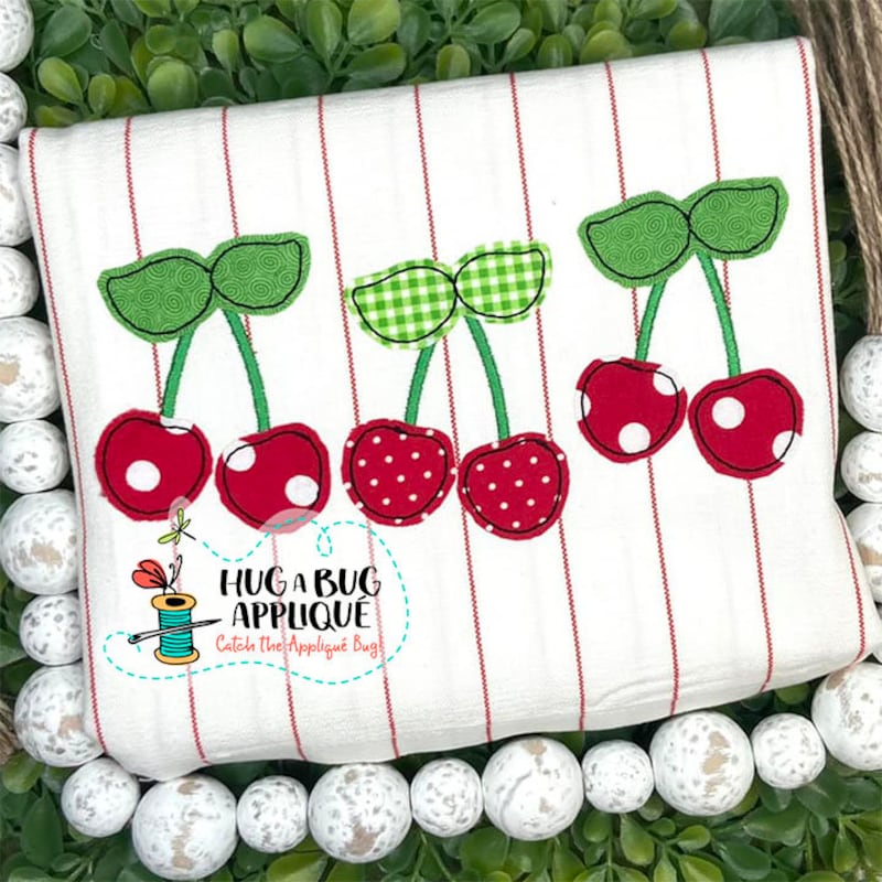 Cherry Applique - Etsy