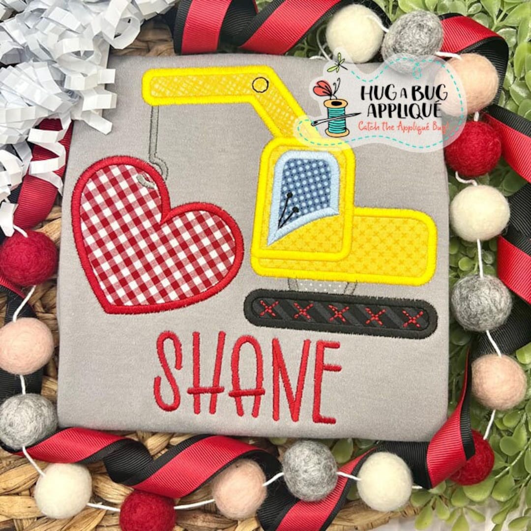 Crane Heart Satin Stitch Applique Design 5x7 6x10 8x8 8x12 9x9 - Etsy