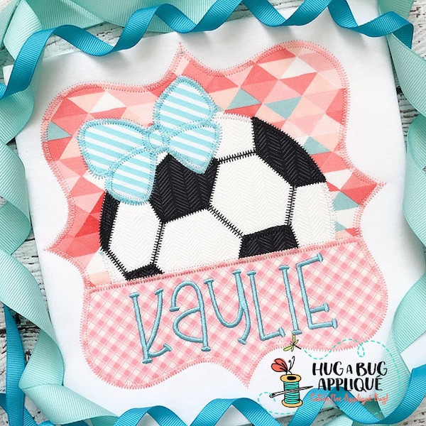 Soccer Applique - Etsy
