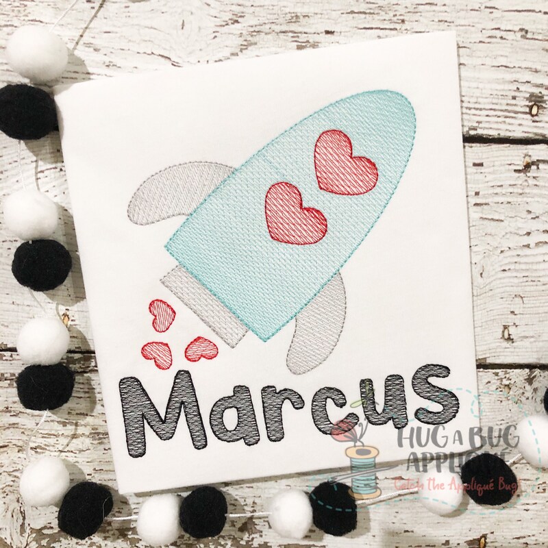 Rockets Embroidery - Etsy