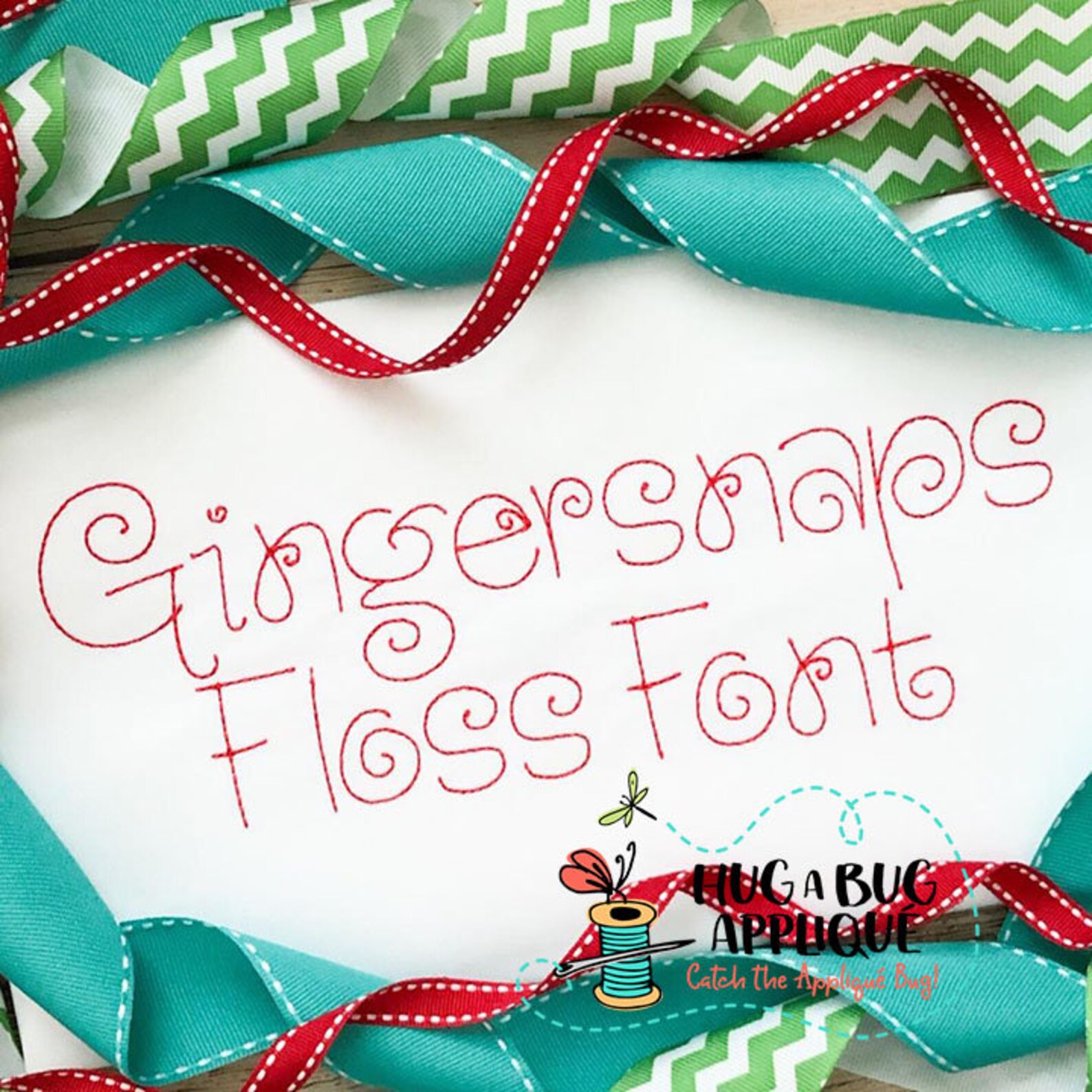 Gingersnaps Floss Stitch Embroidery Font 1 1.5 - Etsy