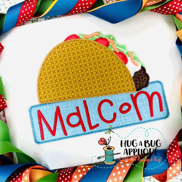 Taco Tuesday Embroidery File - Etsy