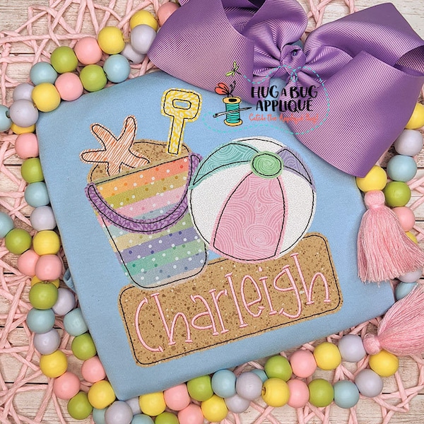 Beach Applique - Etsy