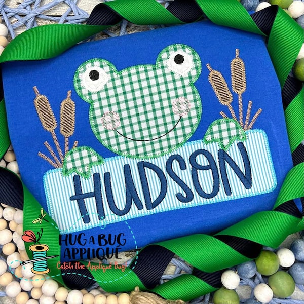 Frog Applique - Etsy