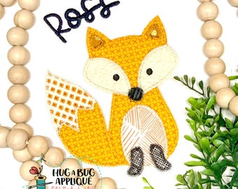 Fox Applique Design | Etsy