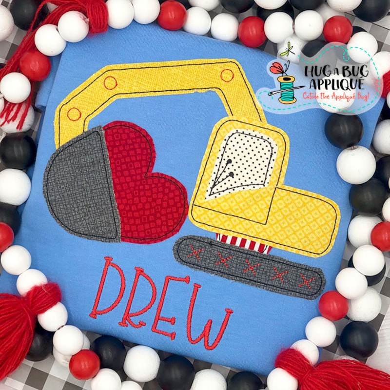 Digger Applique - Etsy