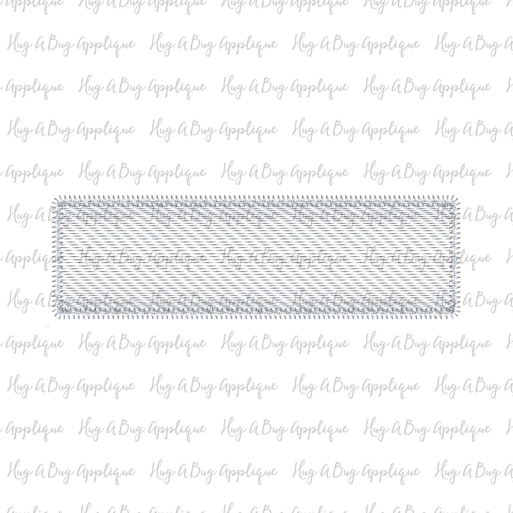 Rectangle Box Name Box Sketch Stitch Embroidery Design 25 - Etsy