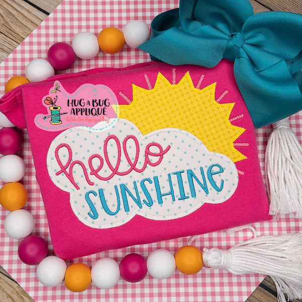 Sunshine Applique - Etsy